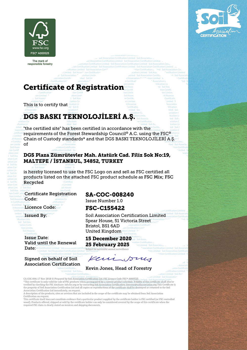 Quality System Certificates - DGS Printing Technologies